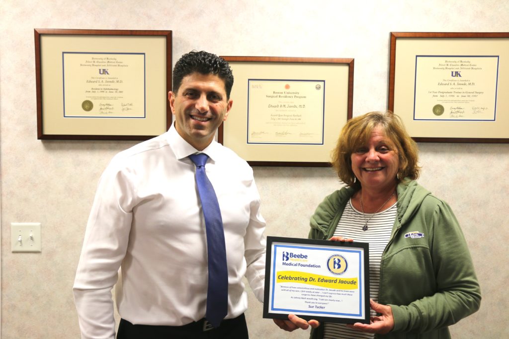 Beebe Outpatient Surgery, Cataracts, Dr. Jaoude